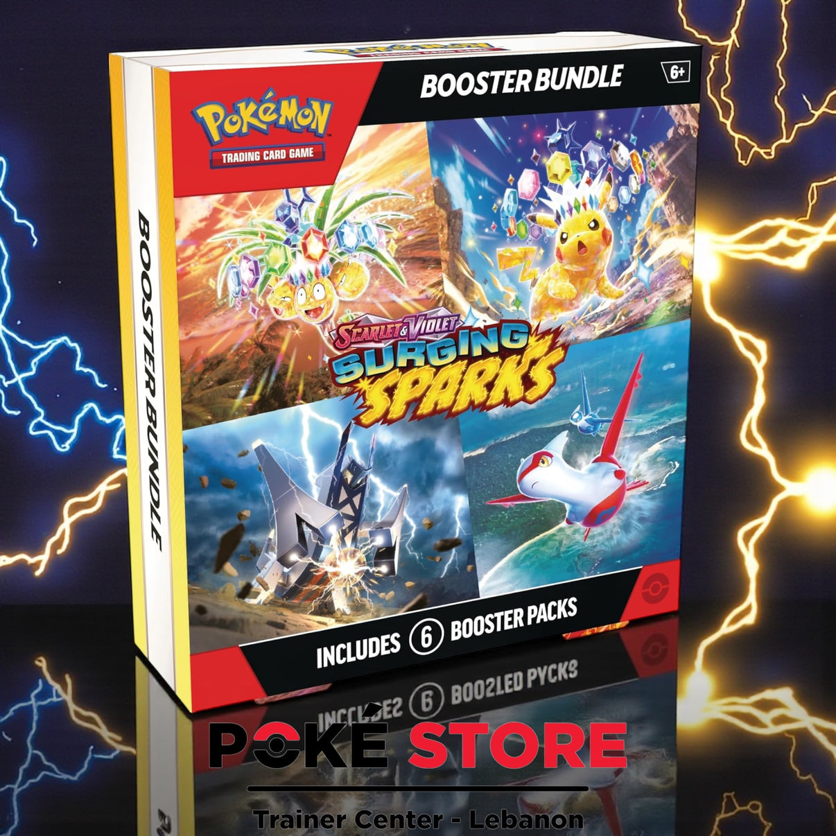Surging Sparks Booster Bundle – Pokéstore LB