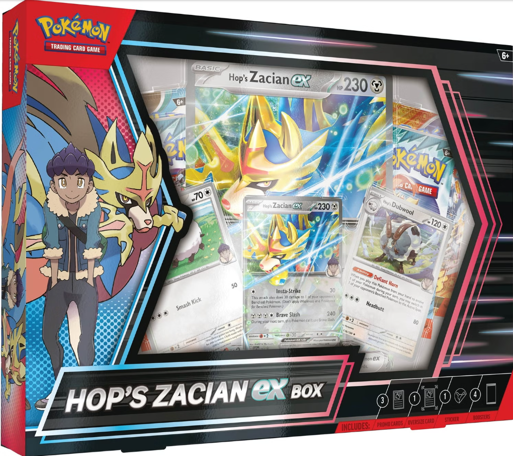 Hop’s Zacian ex Box – Pokéstore LB